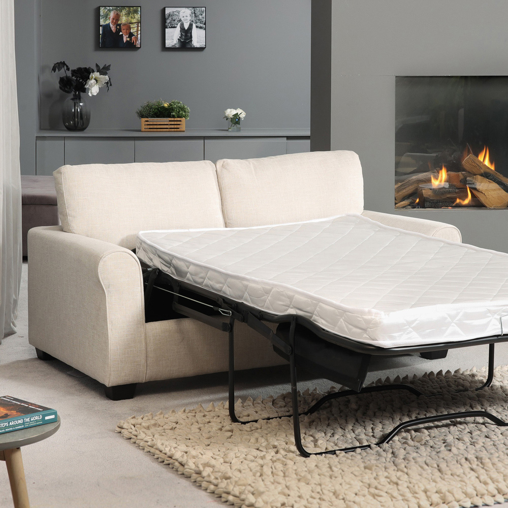 Sleeper sofa beige store