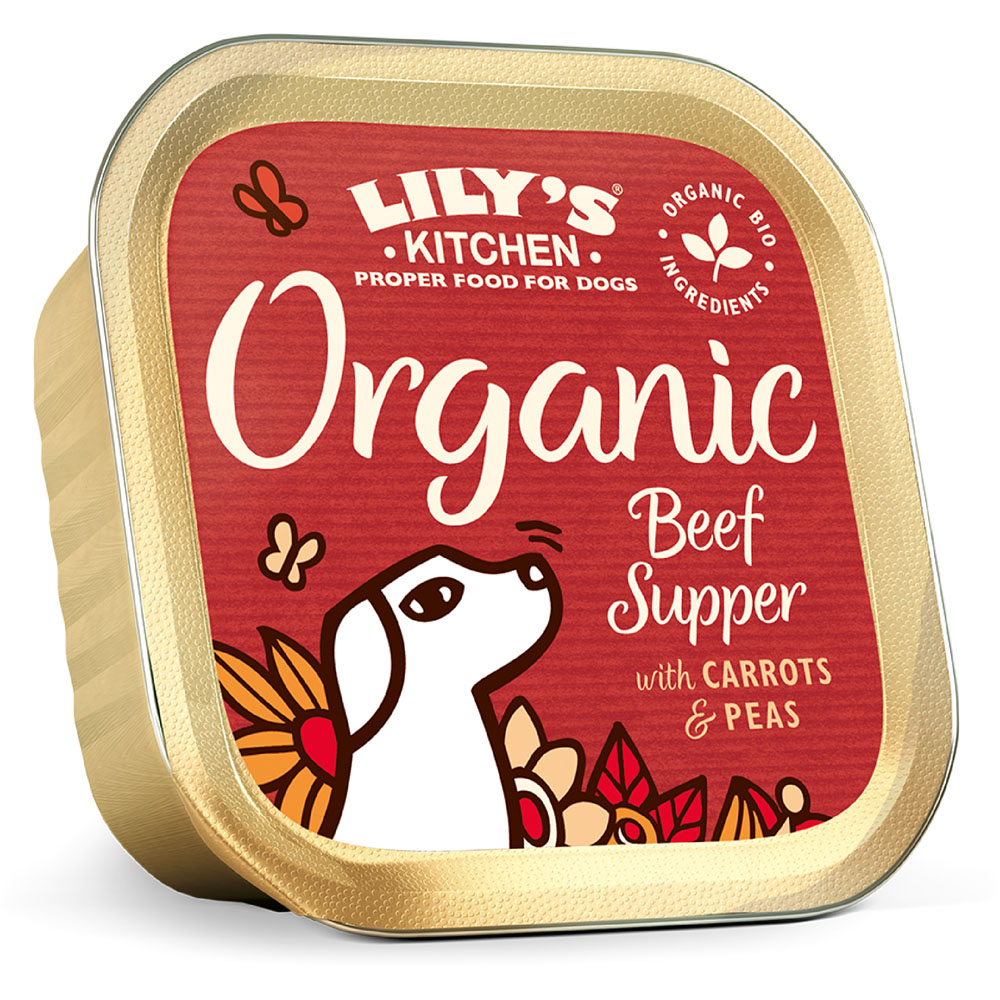 Lily's Kitchen Organic Beef Supper Wet Dog Food 150g | Wilko