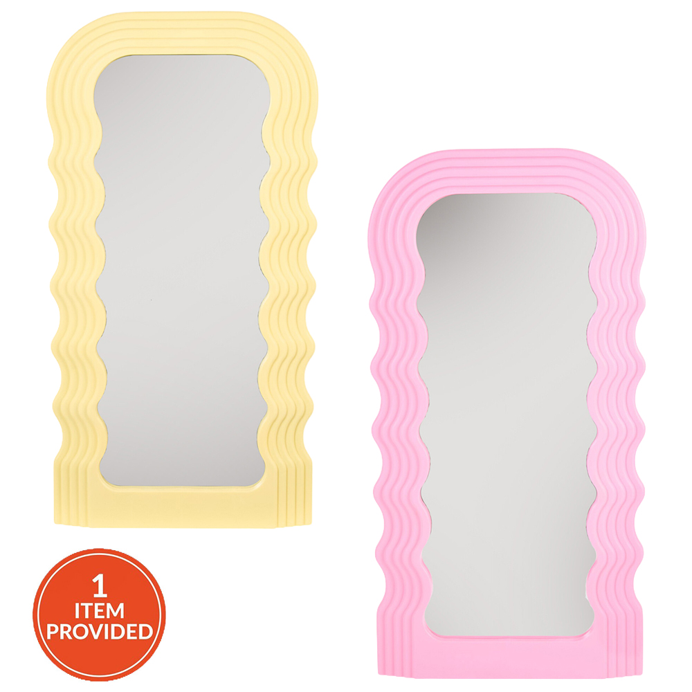 Colourful Wavy Mirror | Wilko