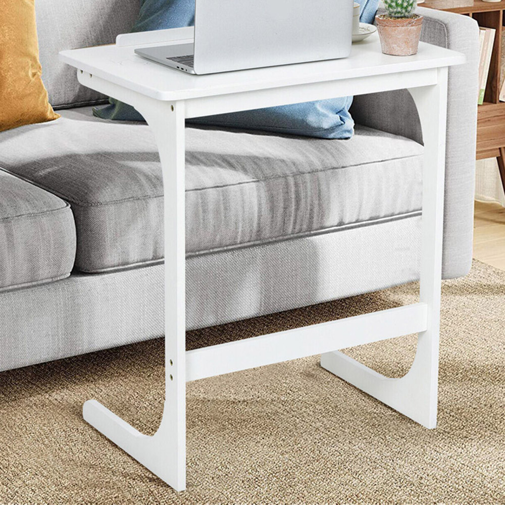 Bamboo C Shaped End Table Bamboo C Shaped End Table