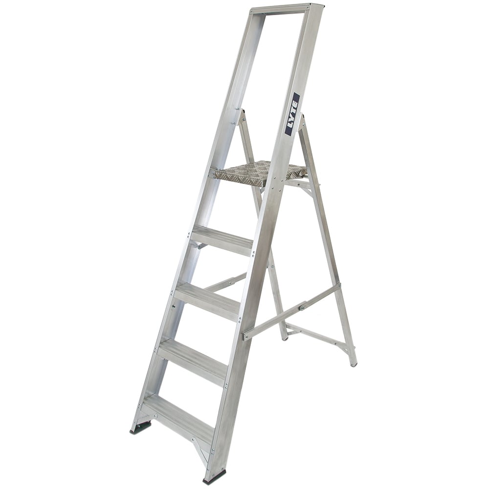 Lyte Ladders & Towers Professional Aluminium 5 Tread Platform Step ...