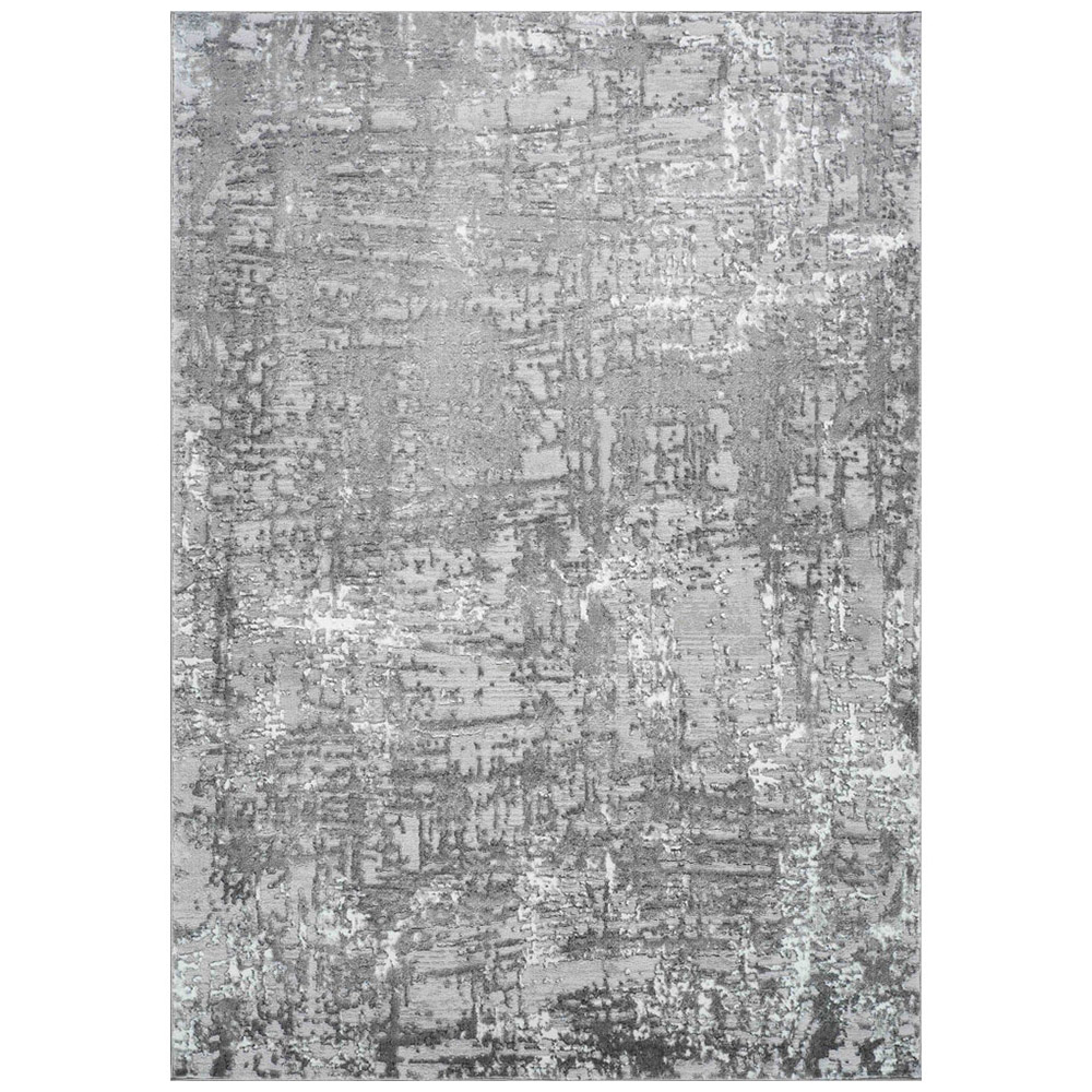 Desire Rugs Serenity Grey Abstract Lines Rug 200 x 290cm | Wilko