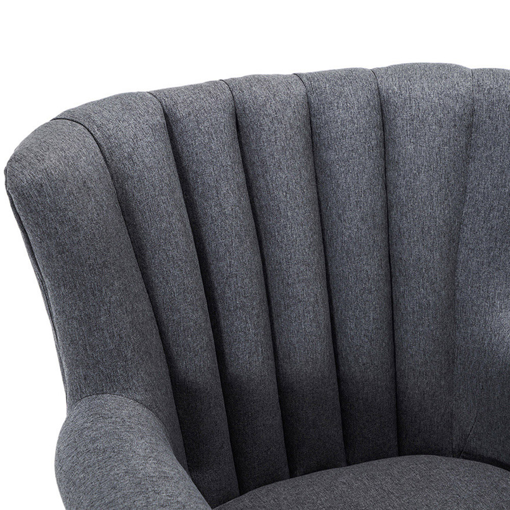 Living and Home Grey Wingback Armchair | Wilko