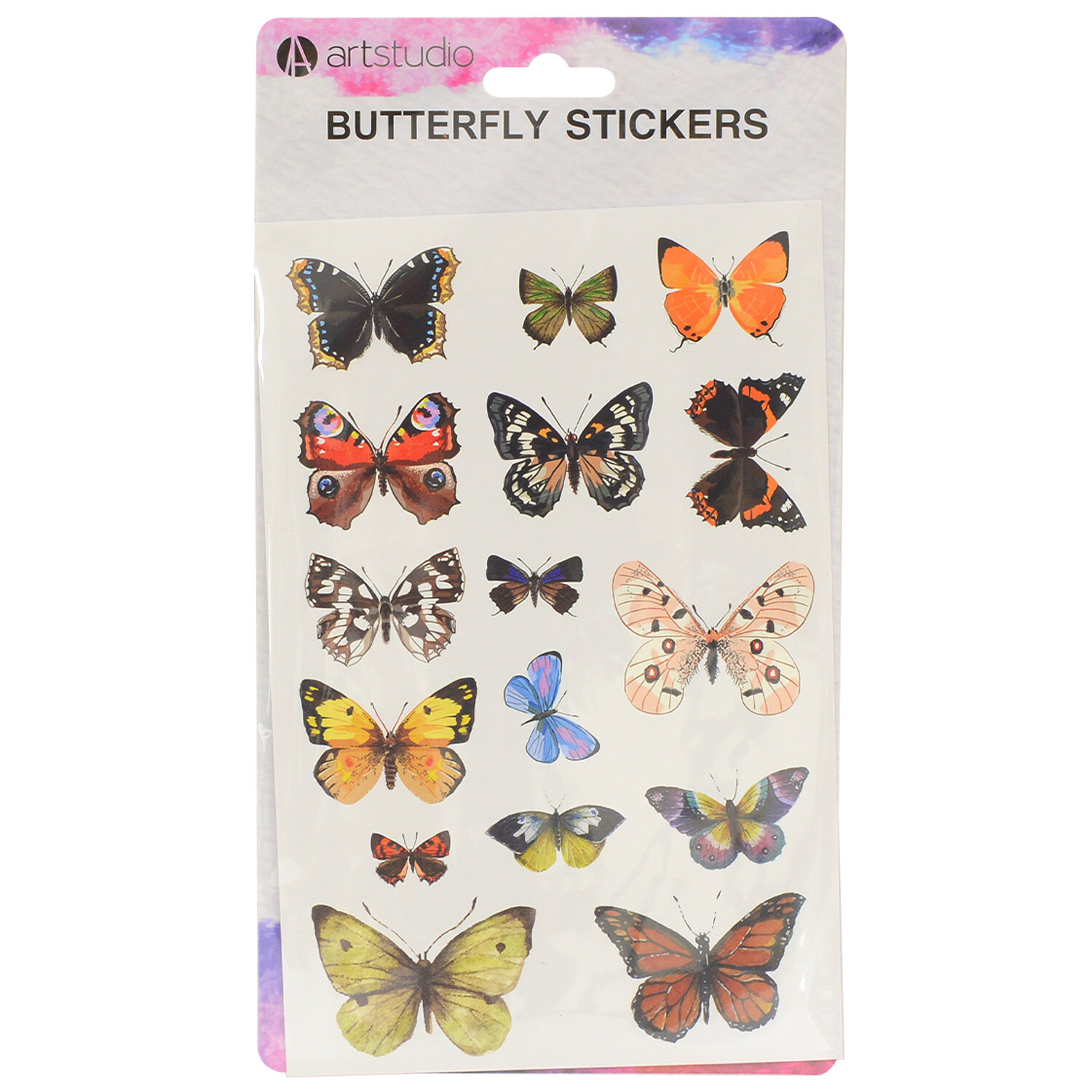 Art Studio Butterfly Sticker Sheet | Wilko