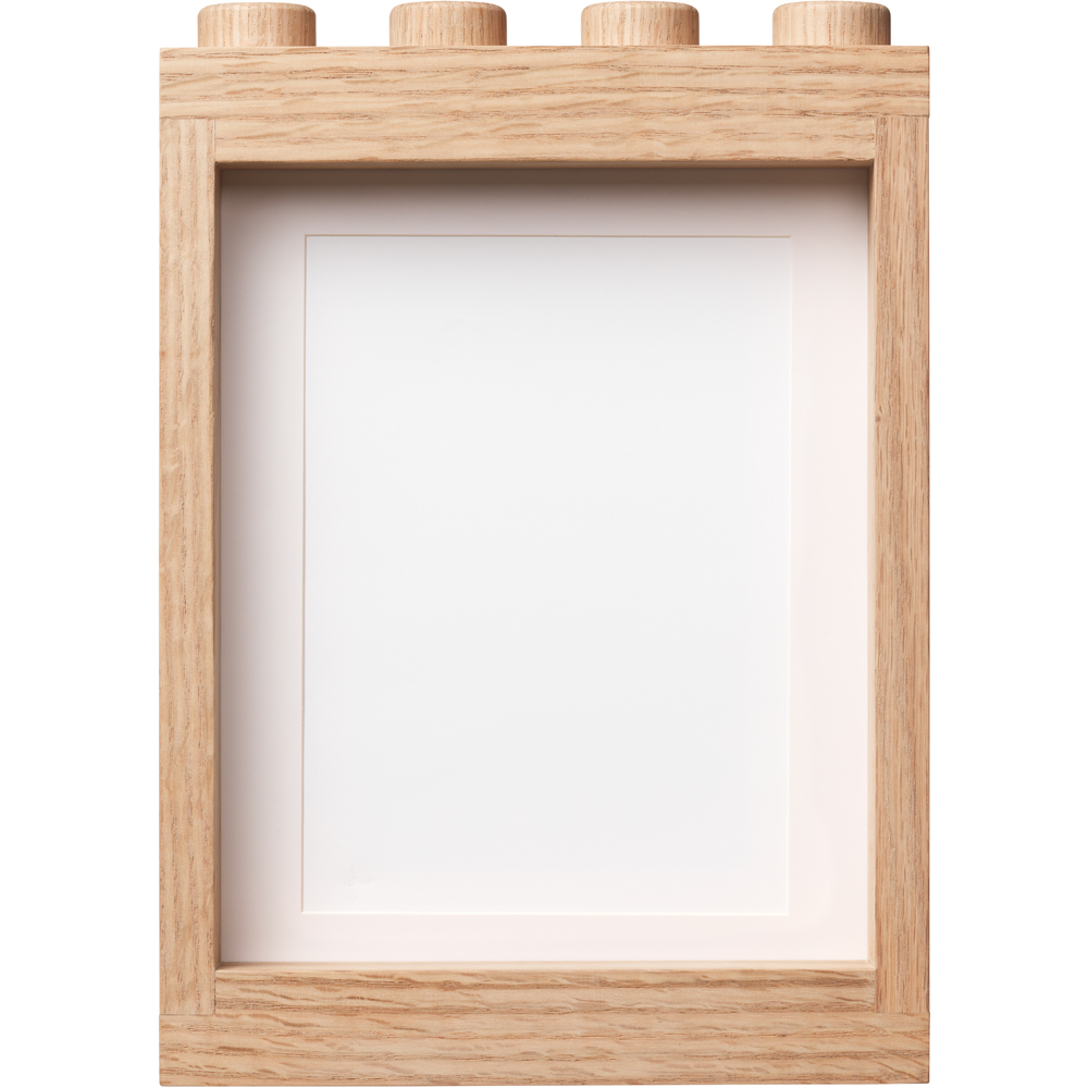 LEGO Wooden Light Oak Picture Frame | Wilko