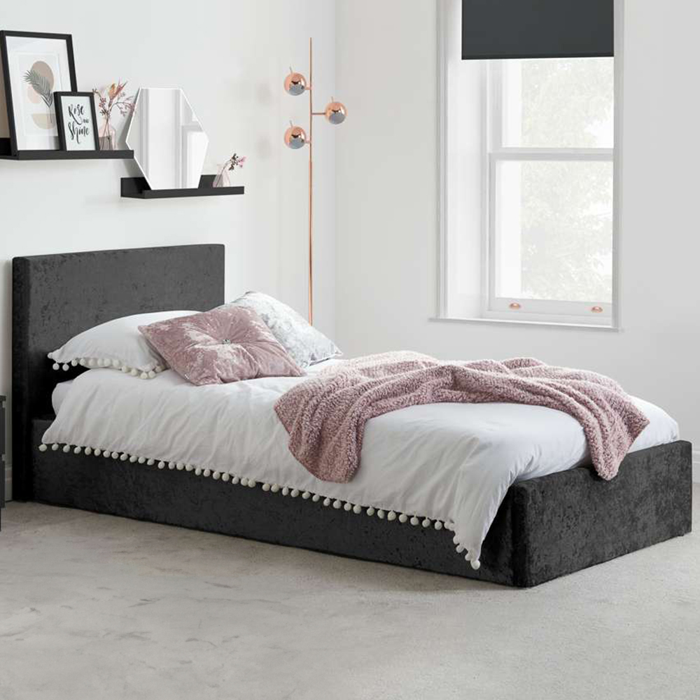 Wilko crushed velvet ottoman store