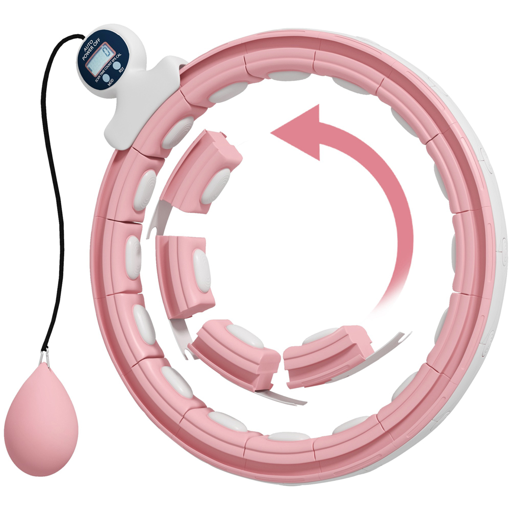 SPORTNOW Weighted Smart Massage Hula Hoop