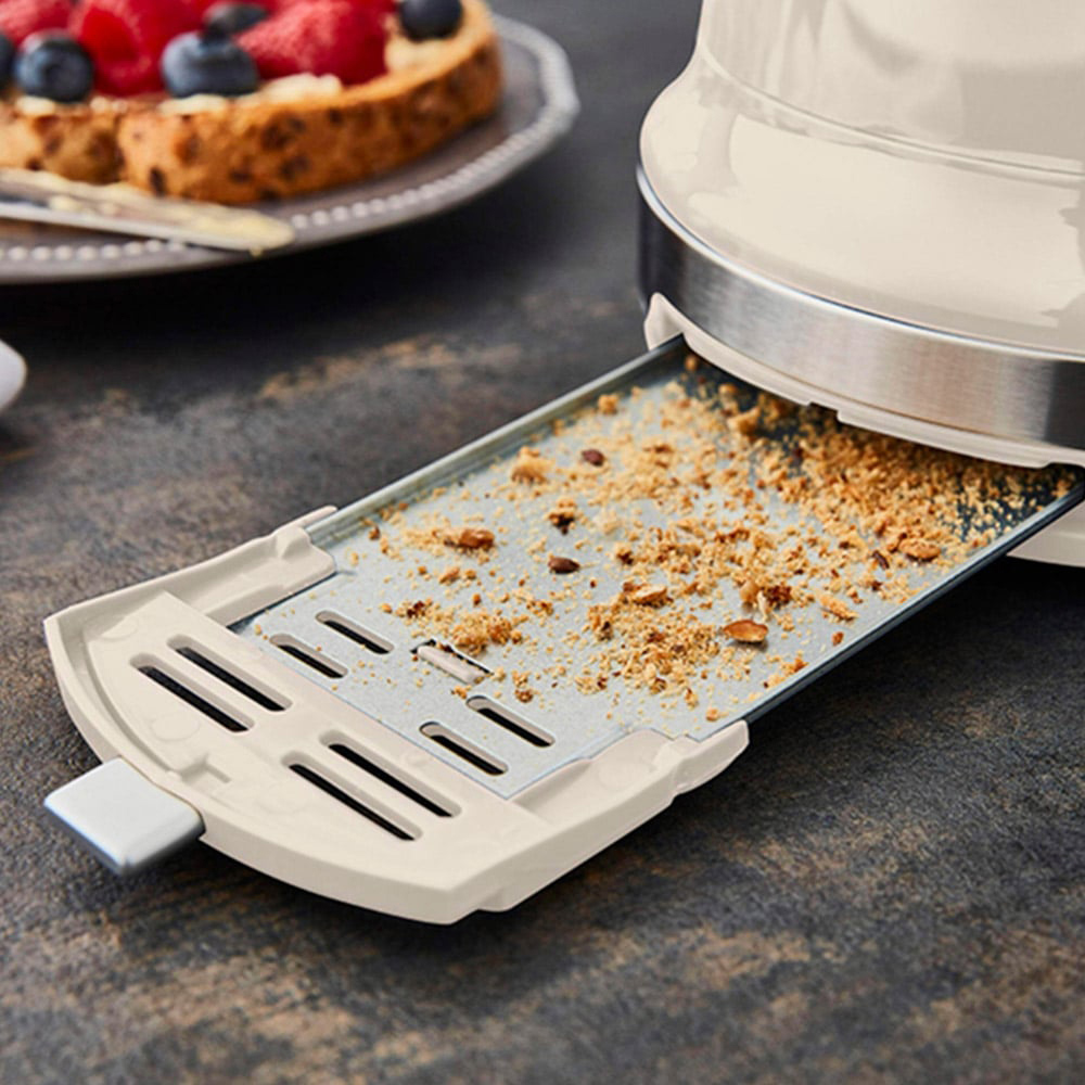 Tower T20043CHA Belle Cream 2 Slice Toaster 800W | Wilko