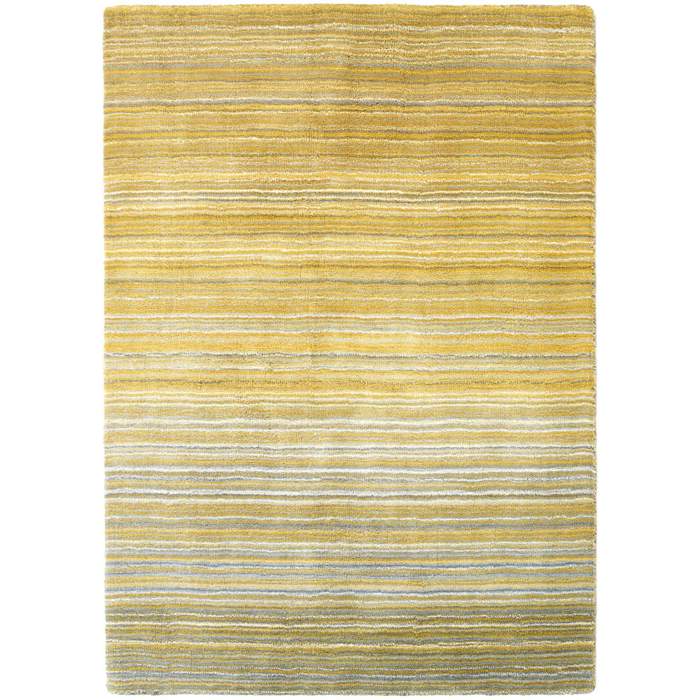 Origins Fine Stripes Ochre Rug 160 x 230cm | Wilko