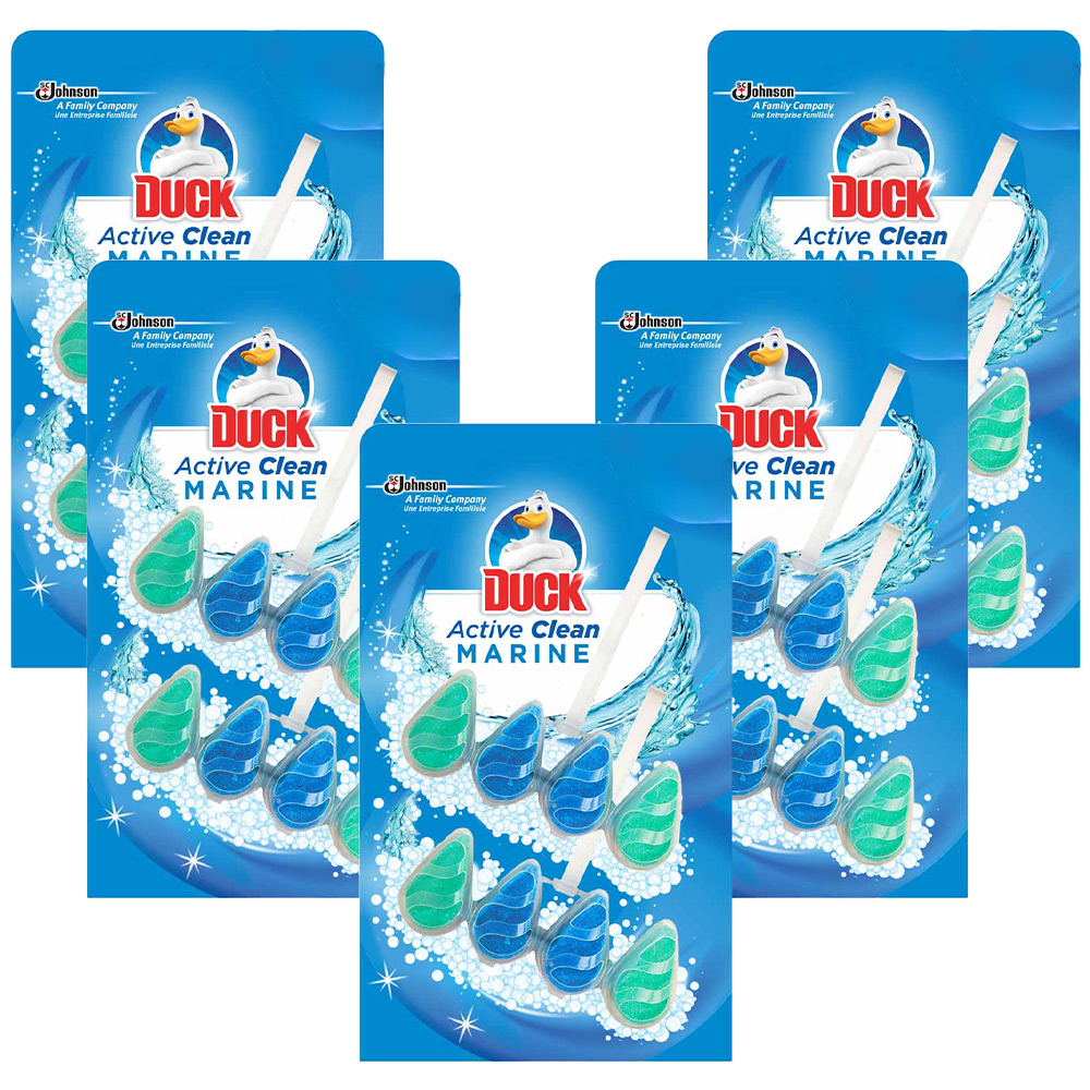 Duck Active Clean Rimblock Marine Duo Pack Case of 5 | Wilko