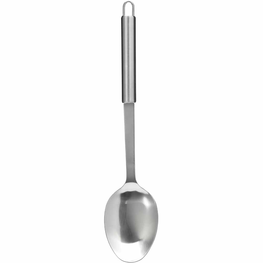 Wilko Stainless Steel Solid Spoon | Wilko