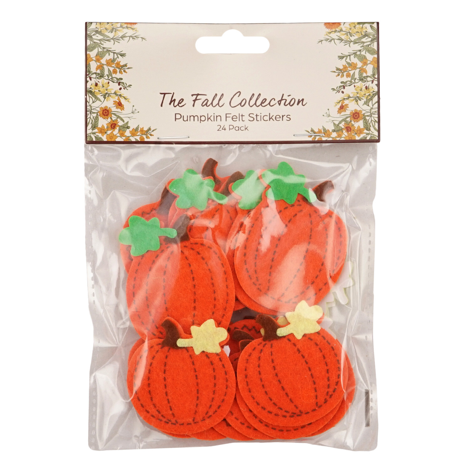 Pumpkin Felt Stickers | Wilko