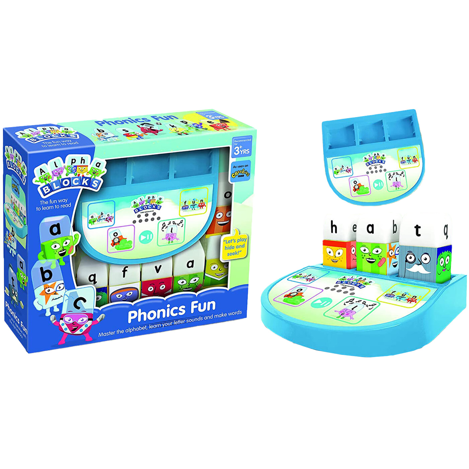 Alphablocks Phonics Fun Educational Toy Blue | Wilko