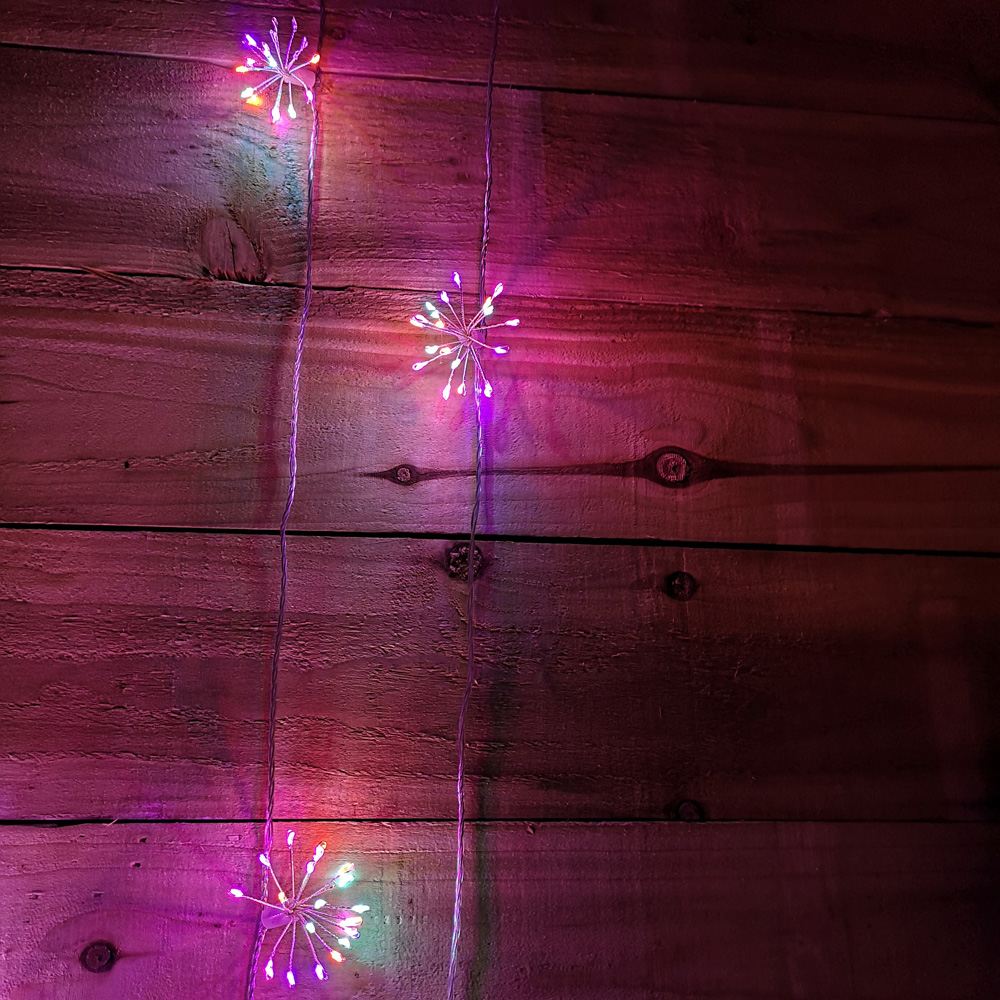 Premier Micro Brights 400 Rainbow LED Christmas Starburst light | Wilko