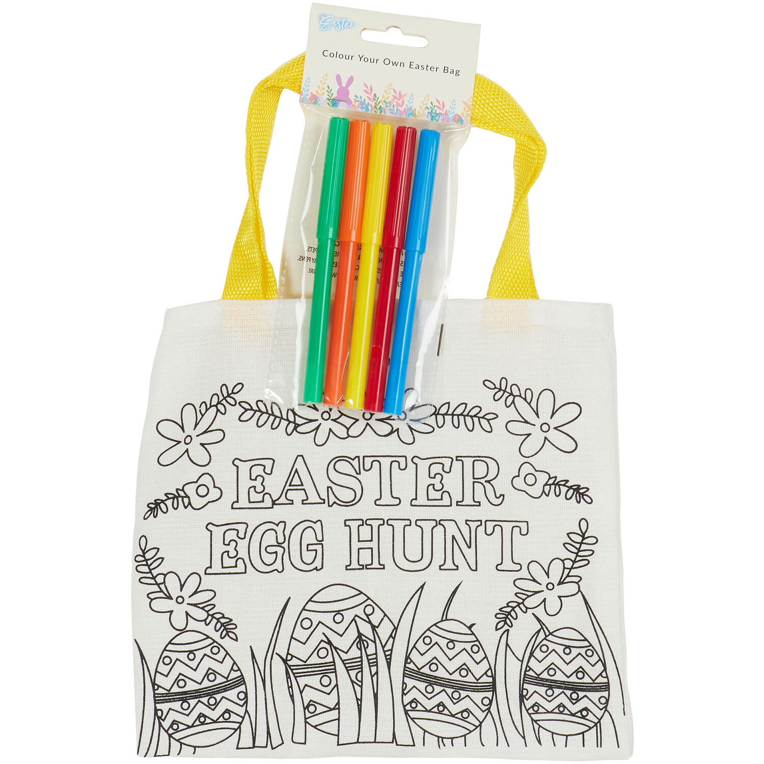 Colour Your Own Easter Bag | Wilko