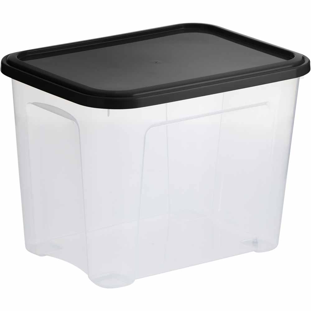 wilko 20L Modular Storage Box with Lid | Wilko