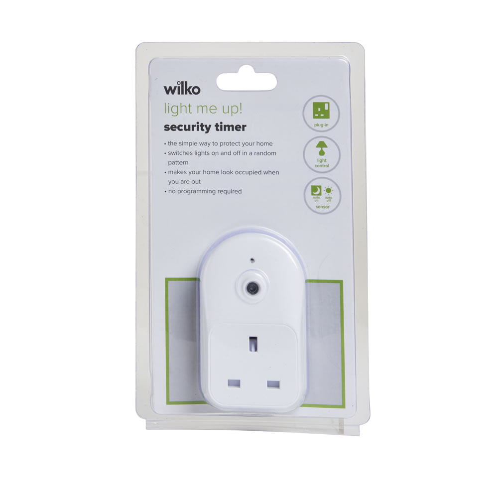 Wilko Plug In Security Timer With Sensor Wilko