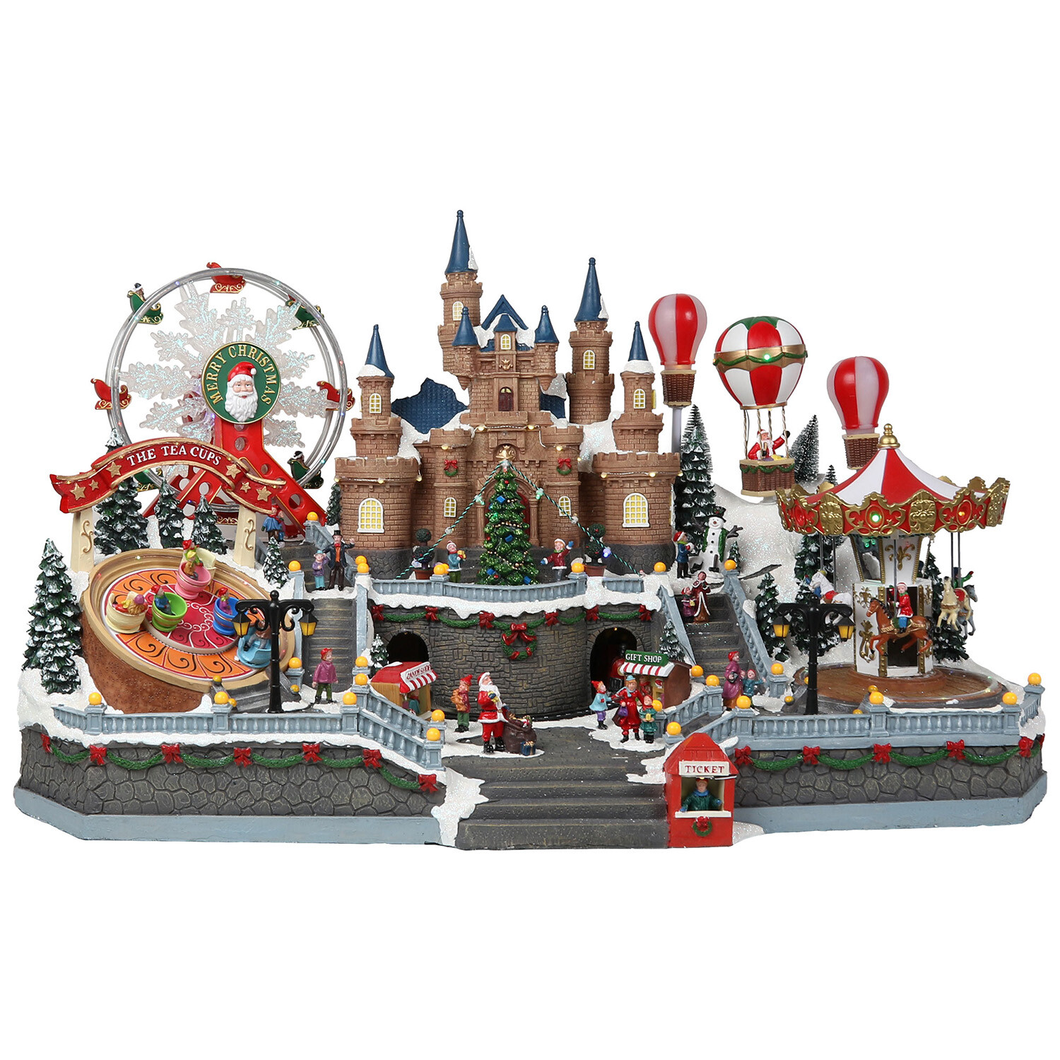 LED Large Fairground Model - Multicolour | Wilko