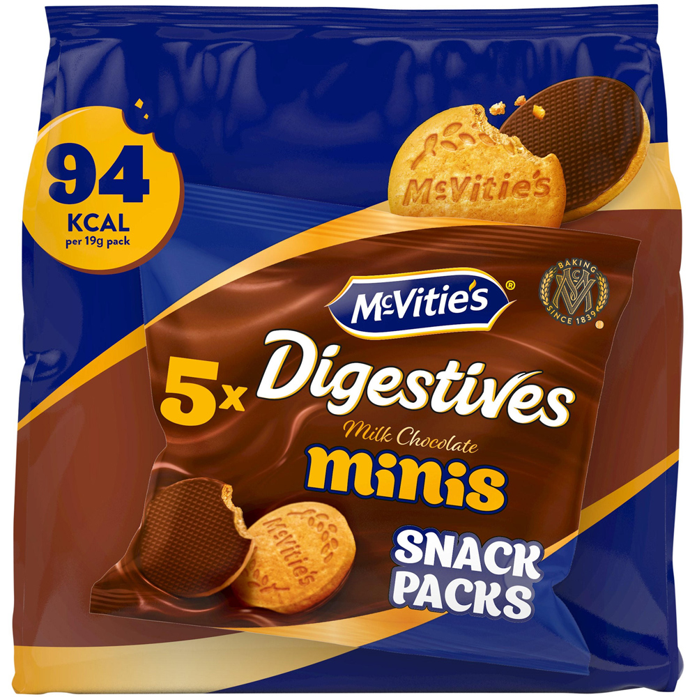 McVitie's Digestives Minis 5 Pack | Wilko