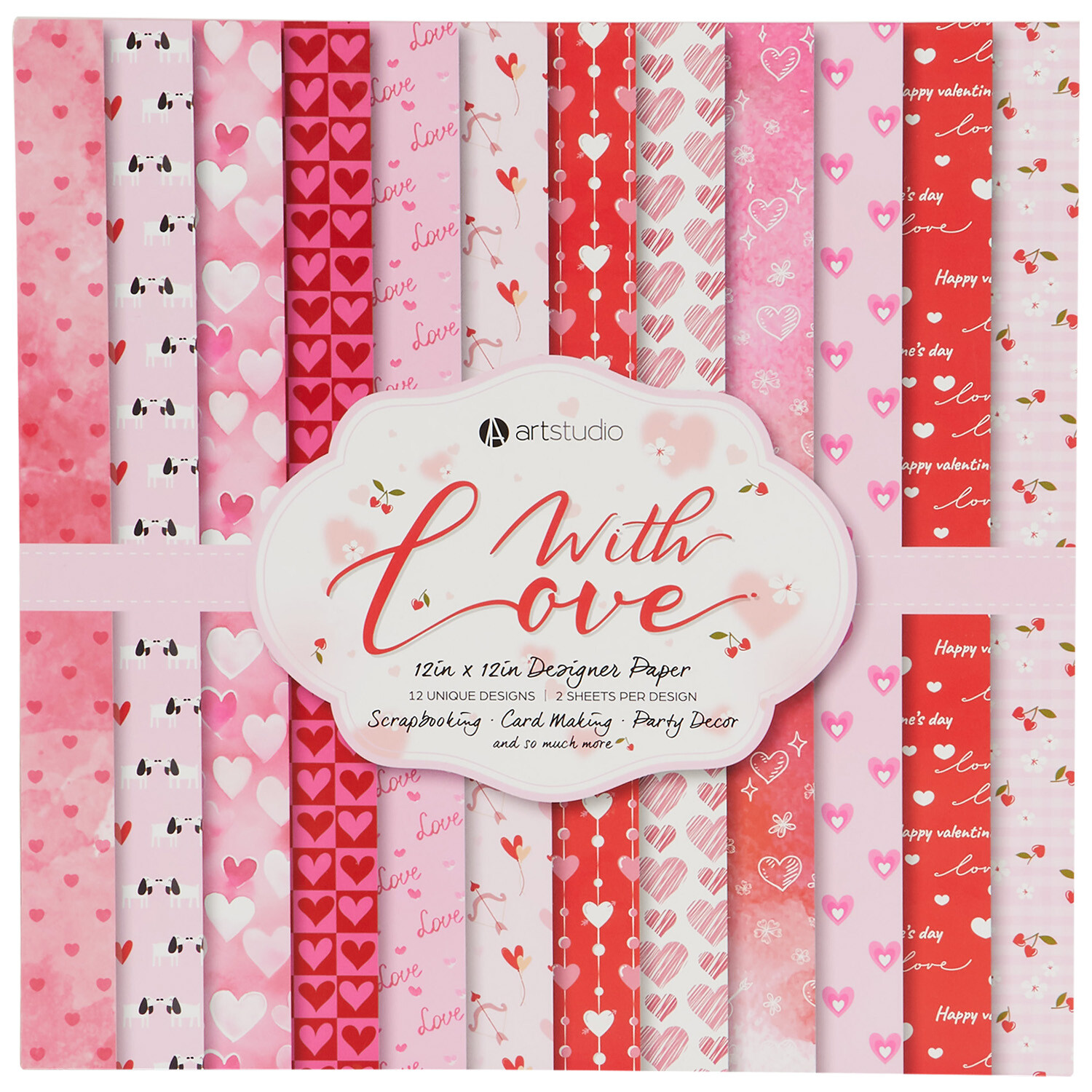 With Love Paper Pad | Wilko