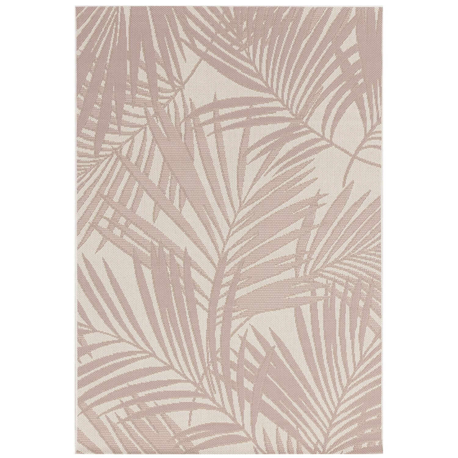 Palm Indoor Outdoor Rug - Pink | Wilko