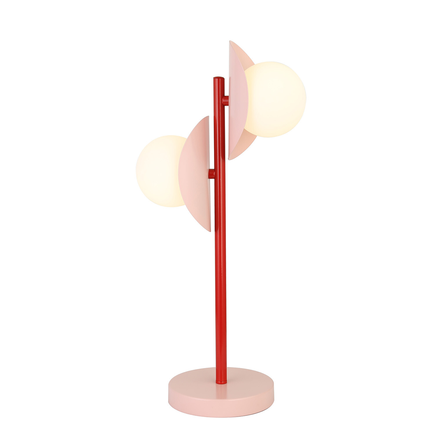 Yasmin Abstract Table Lamp - Pink | Wilko