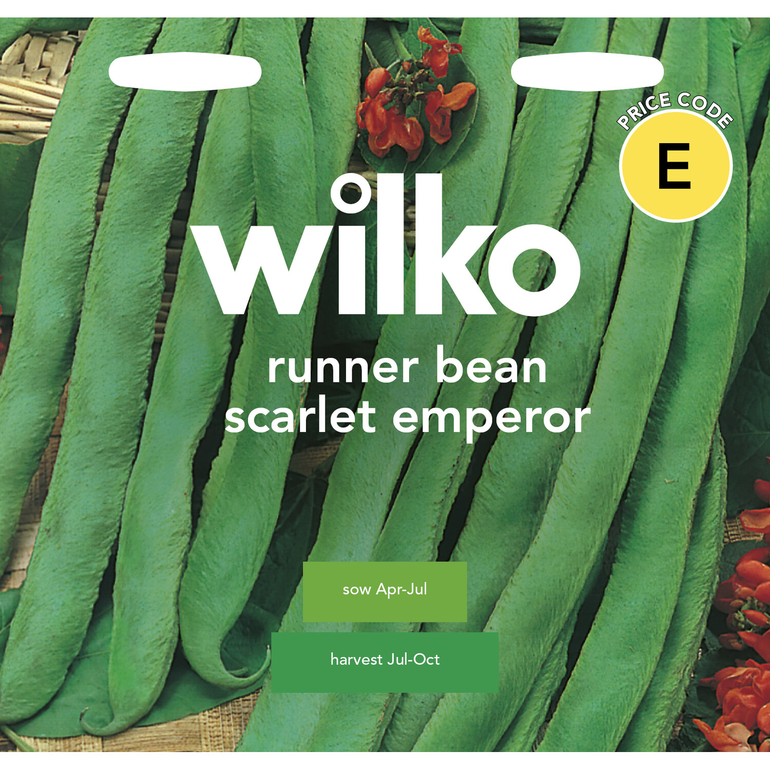 Runner Bean Scarlet Emperor Seeds | Wilko
