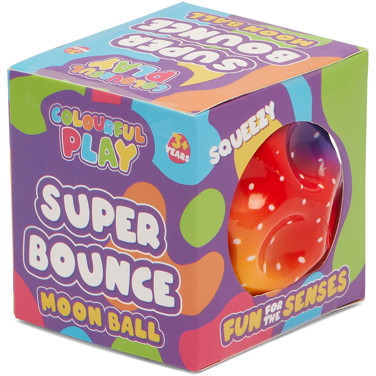 Single Super Bounce Moon Ball in Assorted styles | Wilko