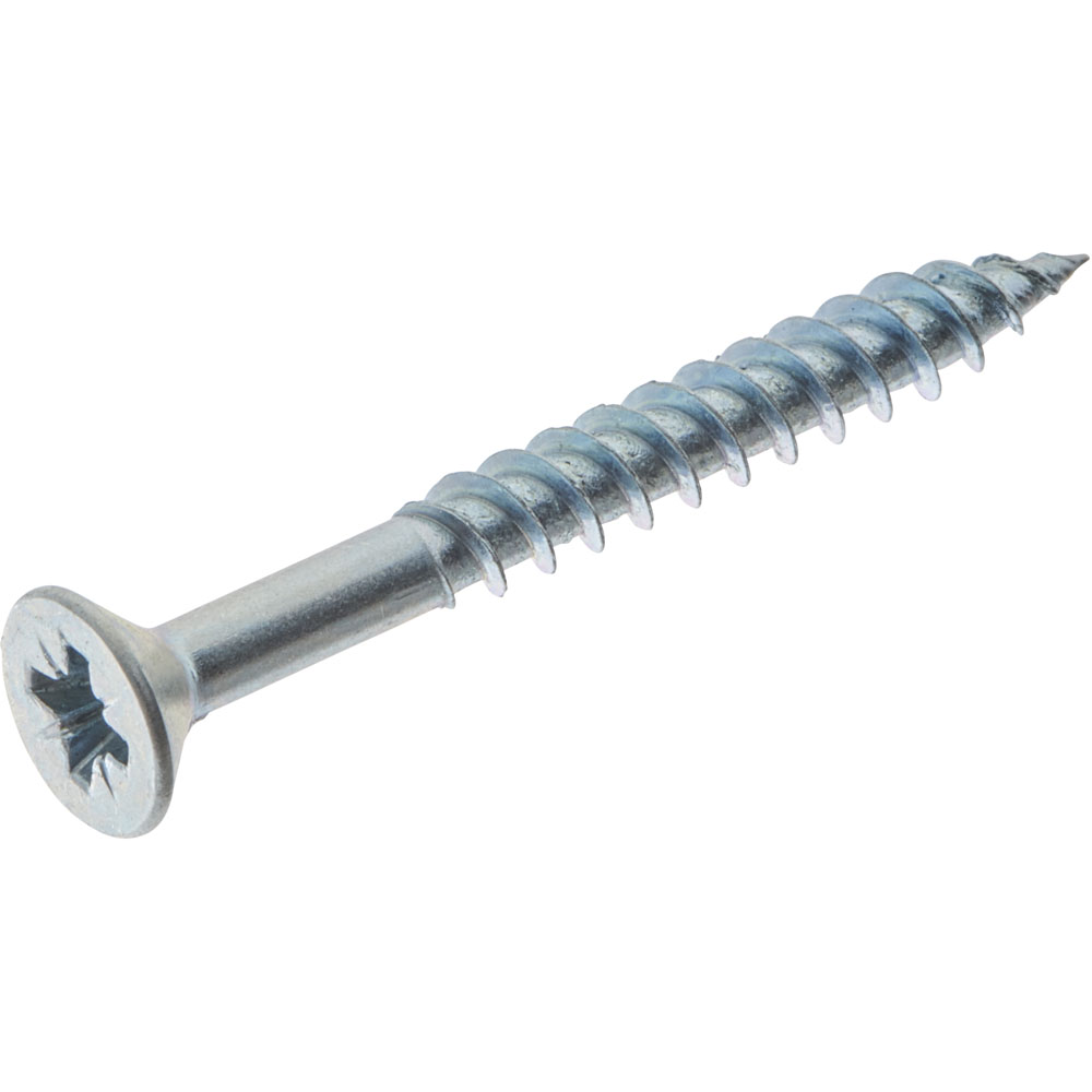 Wilko 4.0 x 40mm Zinc Plated Cross Countersunk Screws 500 Pack | Wilko