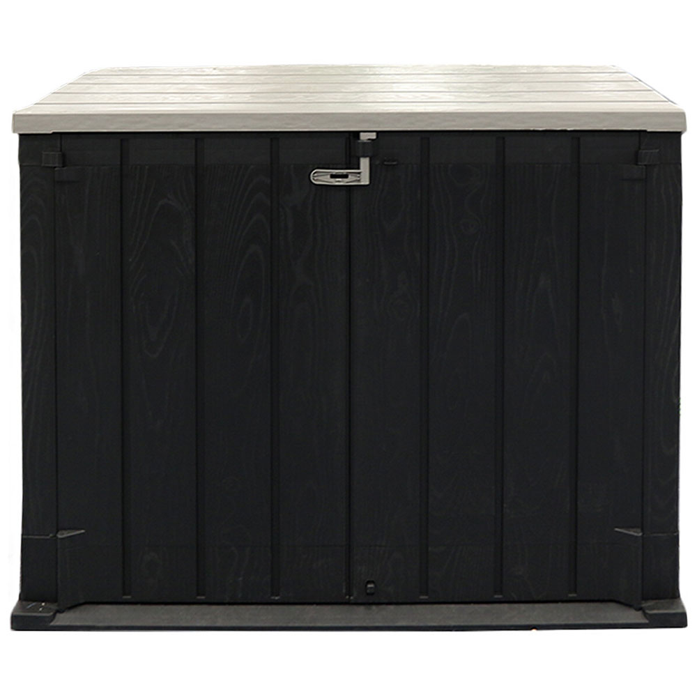 Toomax Anthracite and Grey Extra Large Garden Storage Box | Wilko