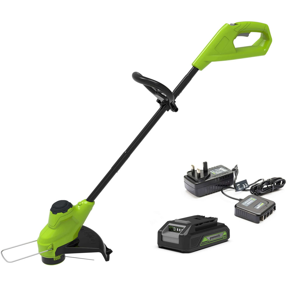 Greenworks 25cm 24V Cordless Line Trimmer Kit | Wilko