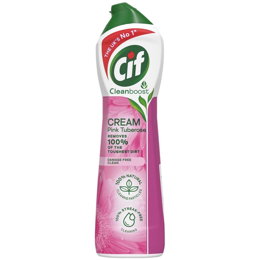 CIF Cream Cleaner Pink Flower 500ml | Wilko
