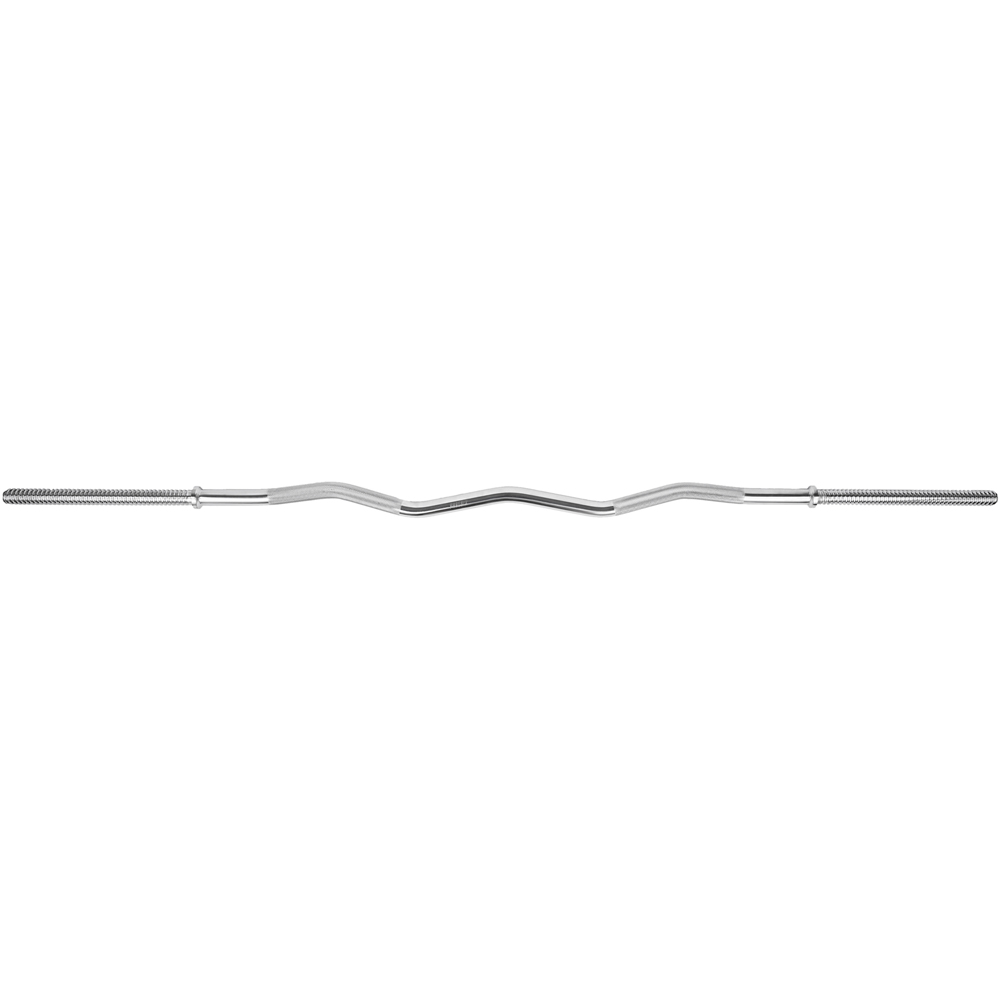 Phoenix Curved Standard 1 inch Barbell Bar 5ft | Wilko