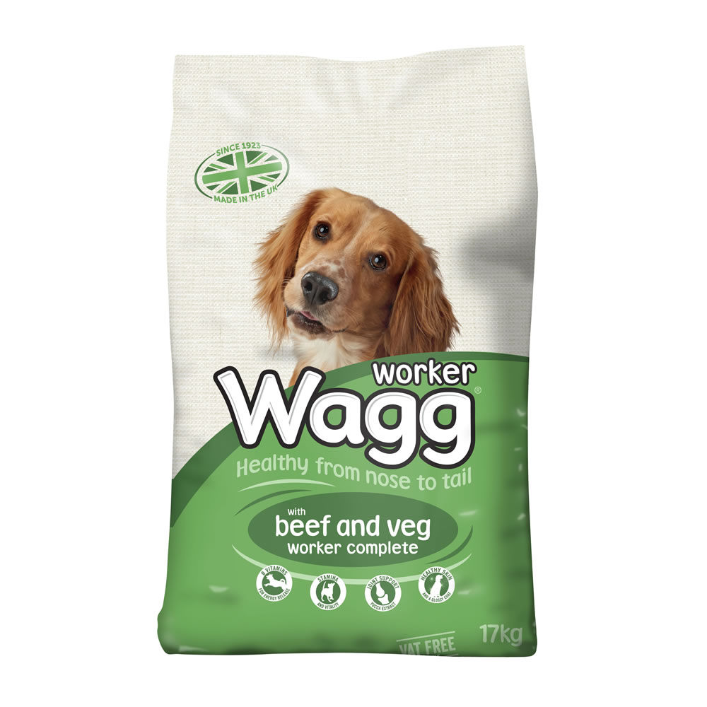 Wagg Complete Worker Beef and Veg Dog Food 17kg | Wilko