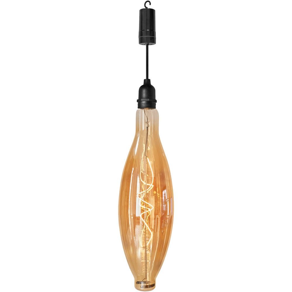 Luxform Ellipse Glass Pendulum Hanging Bulb Light | Wilko