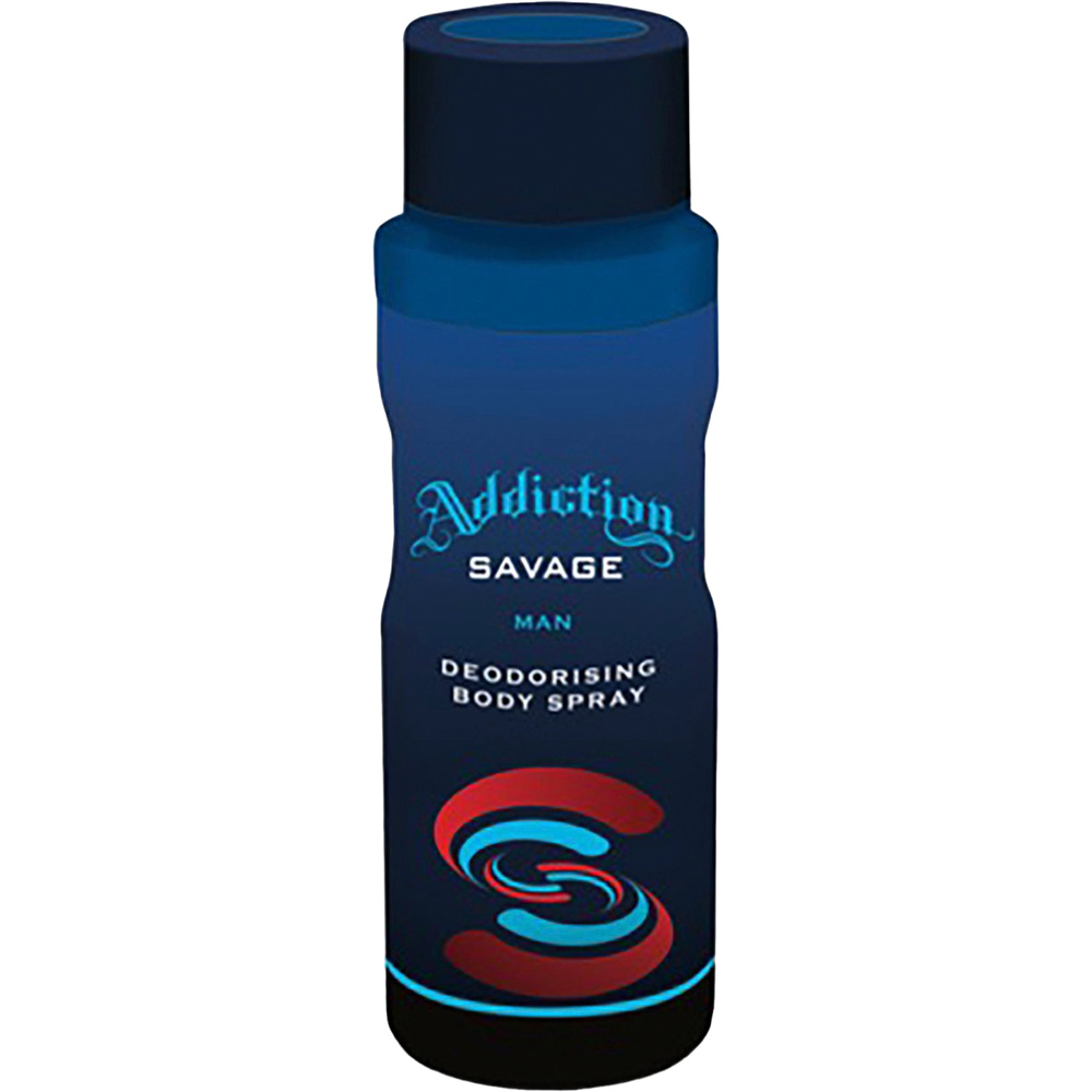 Addiction Savage Deodorising Mens Body Spray 150ml | Wilko