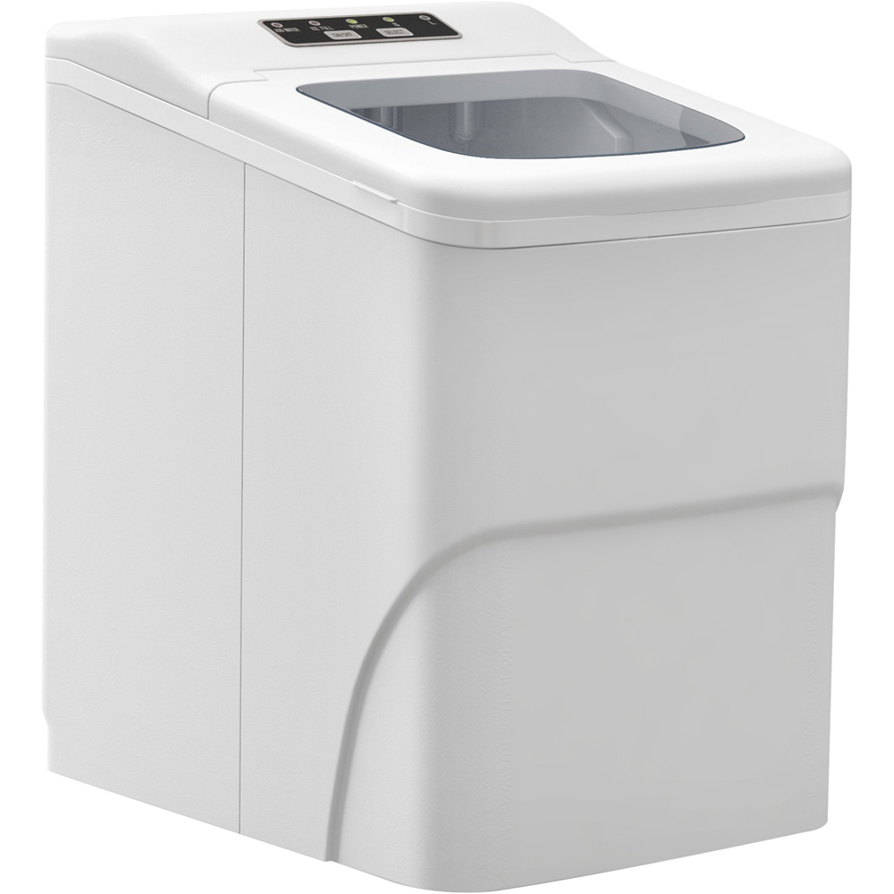 HOMCOM 800-063V70WT White Ice Maker Machine | Wilko
