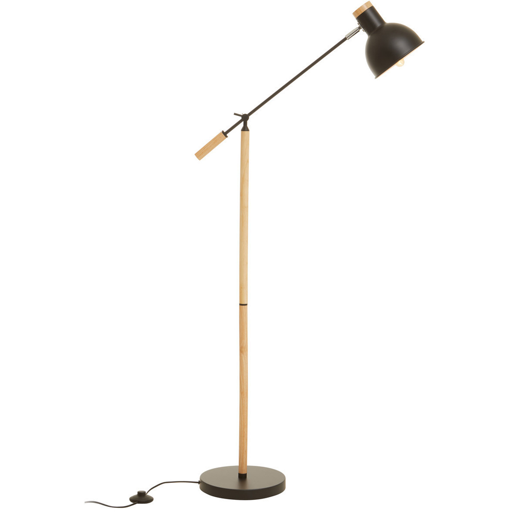 Premier Housewares Matte Black Floor Lamp | Wilko