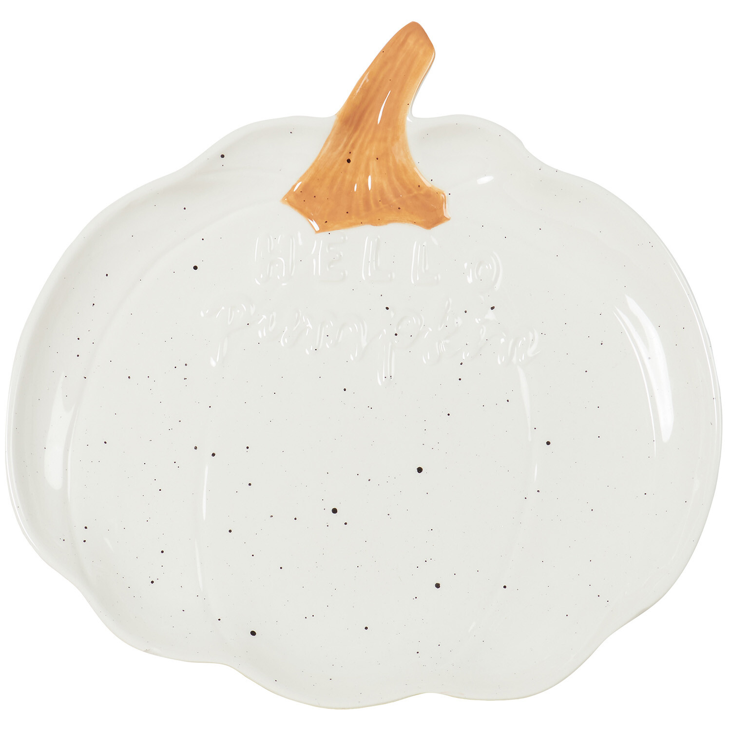 Pumpkin Plate - White | Wilko