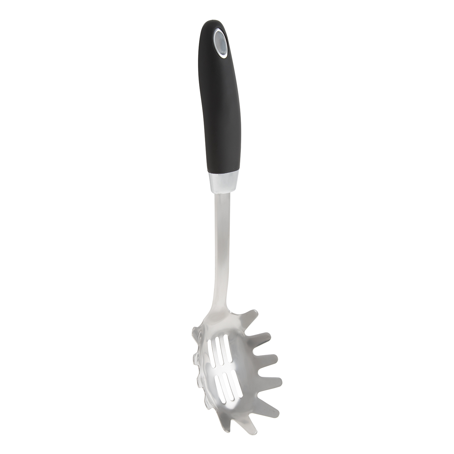 MY Stainless Steel Spaghetti Server - Black | Wilko