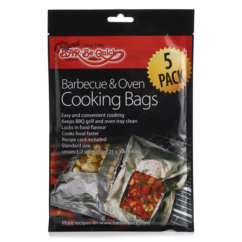 Bar-Be-Quick BBQ and Oven Cooking Bags 5pk | Wilko