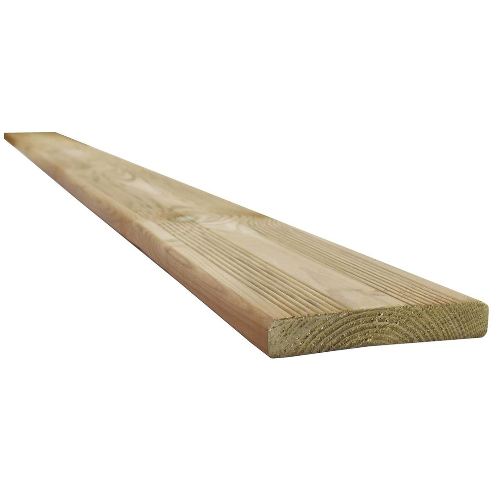 Snowdon Timber Treated Decking Board 2.4m x 120 x 21mm 10 Pack | Wilko