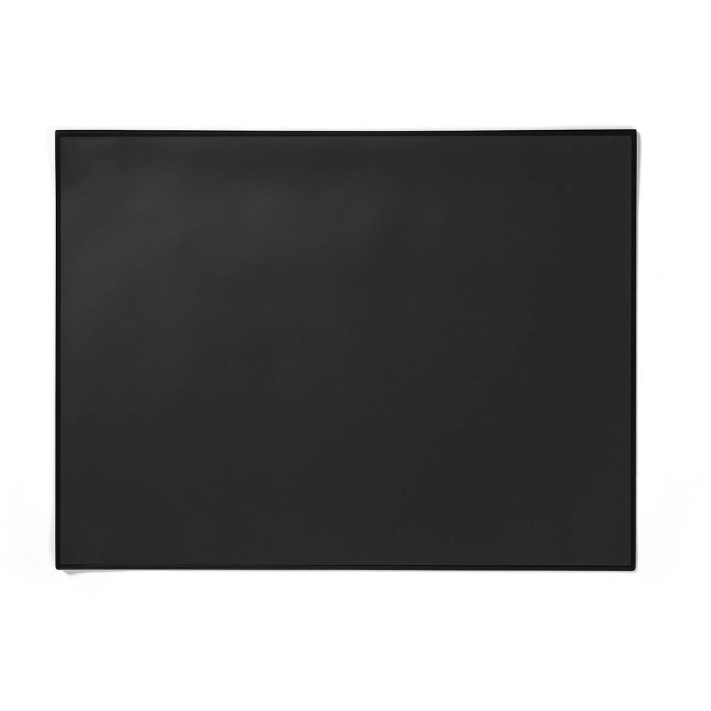 Durable Black Clear Overlay Edge Protector Desk Mat 65 x 50cm | Wilko