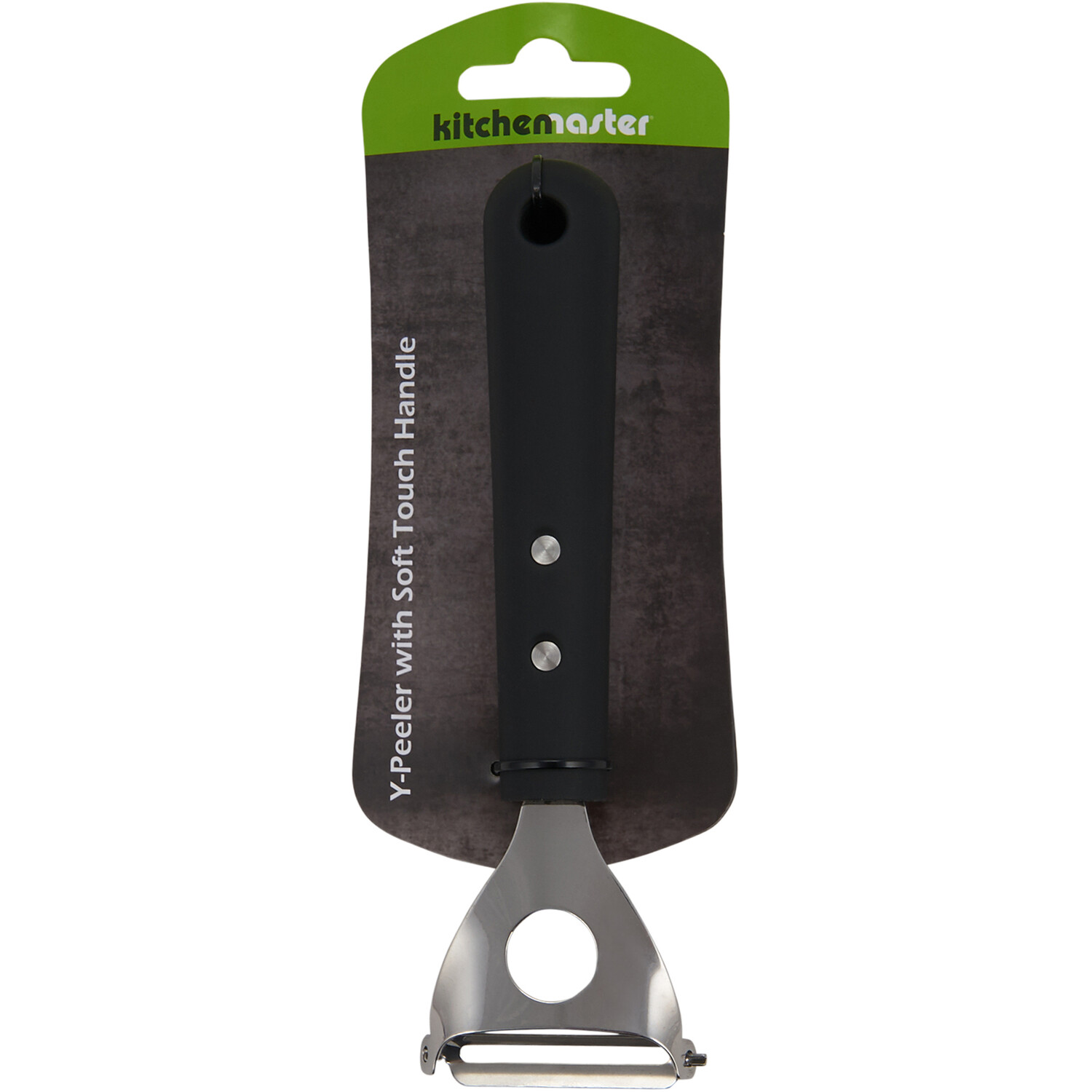 Kitchenmaster Y-Peeler with Soft Touch Handle - Black | Wilko