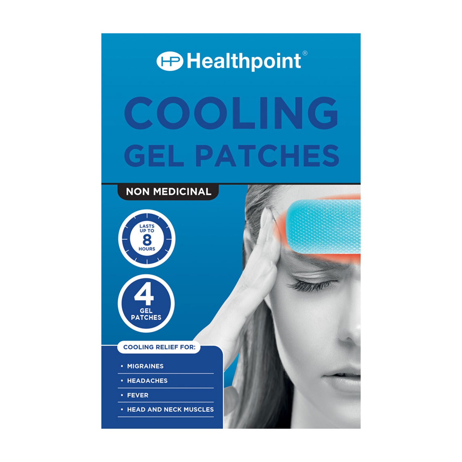 Healthpoint Cooling Gel Patches - Blue | Wilko