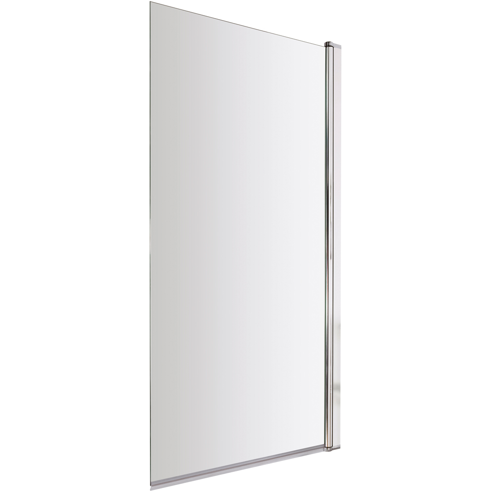 nuie Chrome Square Shower Bath Screen 785mm | Wilko