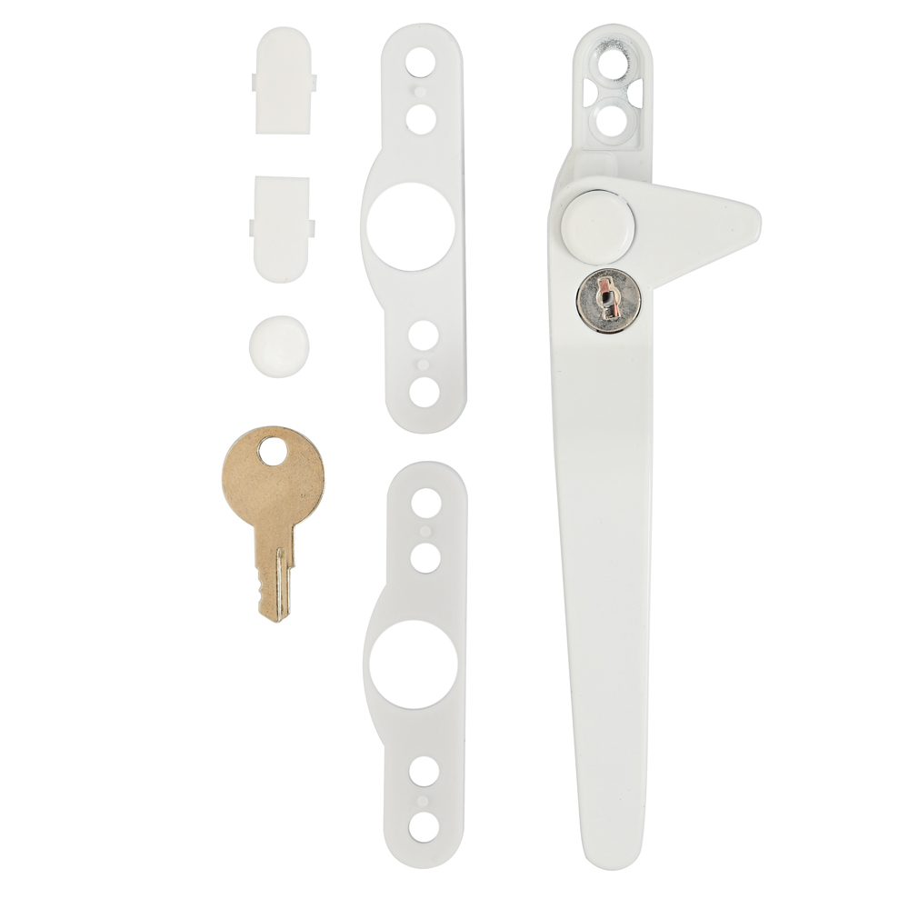 VERSA White Cockspur Left Hand Window Handle | Wilko