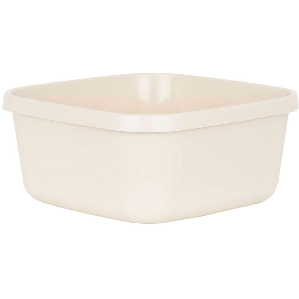 Wham Oyster White Square Washing Up Bowl | Wilko