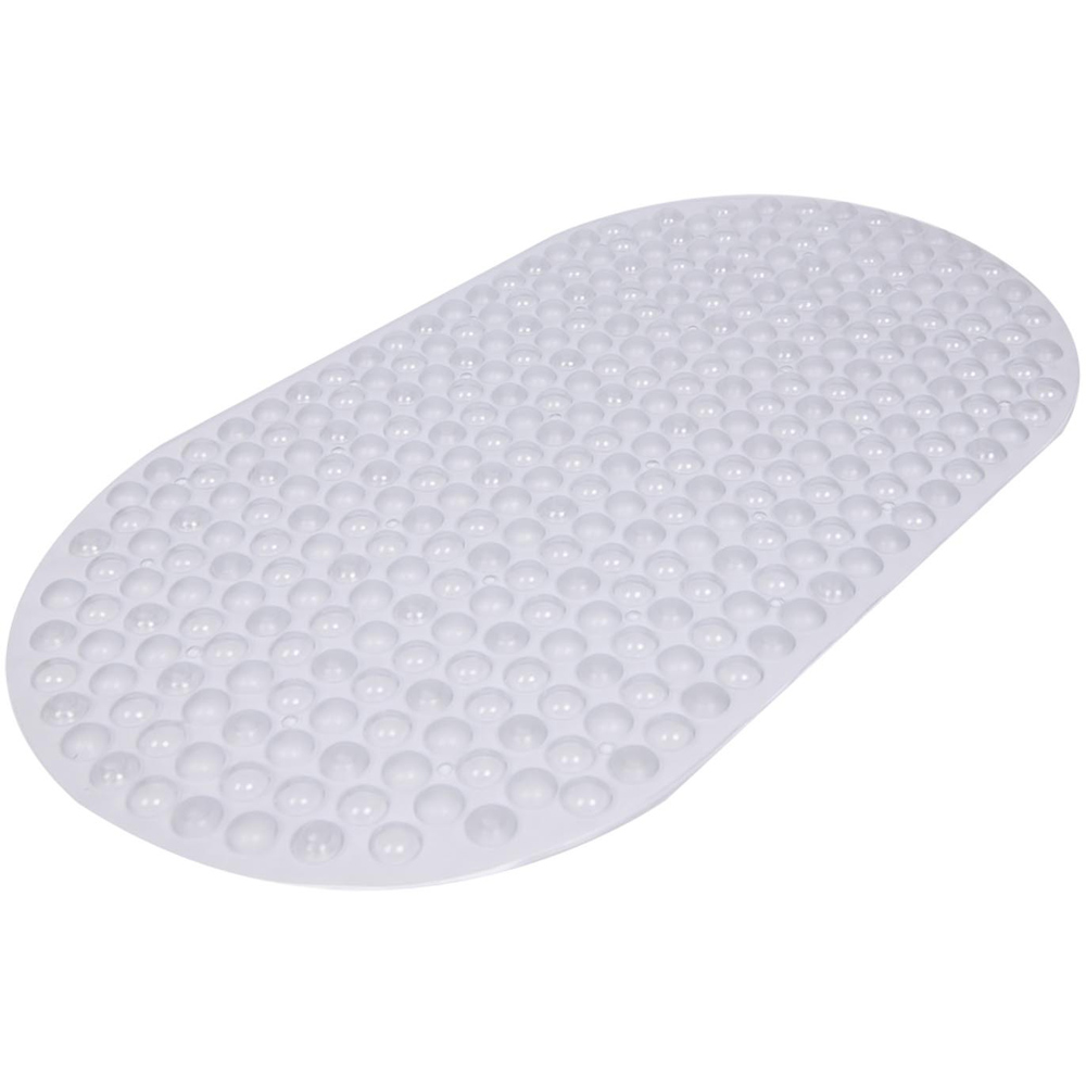 Clear PVC Bubble Bath Mat - 38cm | Wilko