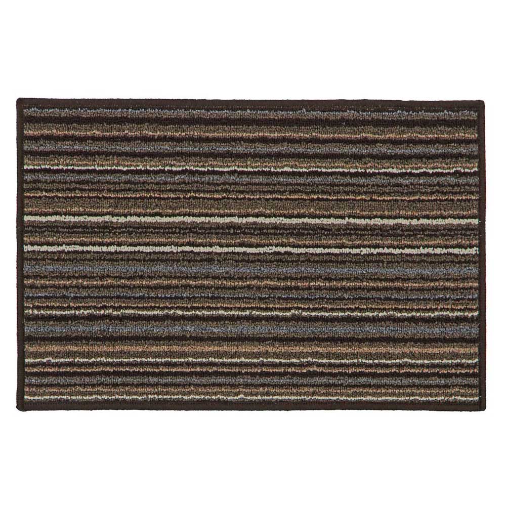 JVL Arona Brown Indoor Machine Washable Doormat 40 x 60cm | Wilko